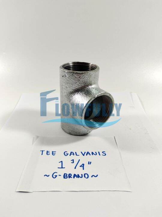 TEE BESI GALVANIS 1 1/4 INCH G BRAND T 1,25 DIM | Lazada Indonesia