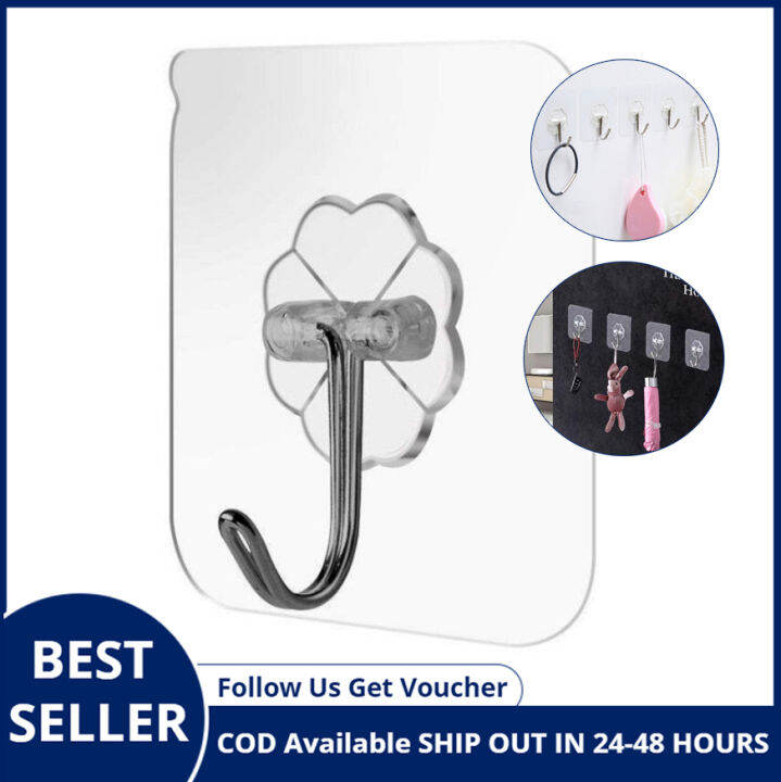 SUPER STICK WALL HOOK ADHESIVE WALL-MOUNT | Lazada PH