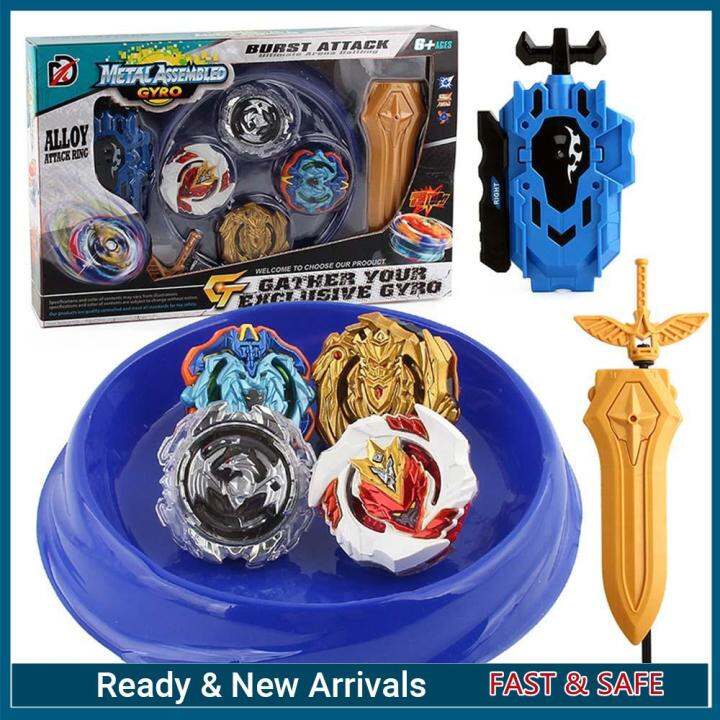 4PCS SET BEYBLADE BURST B168 26A Longinus .Ds' 3A Starter With Launcher ...