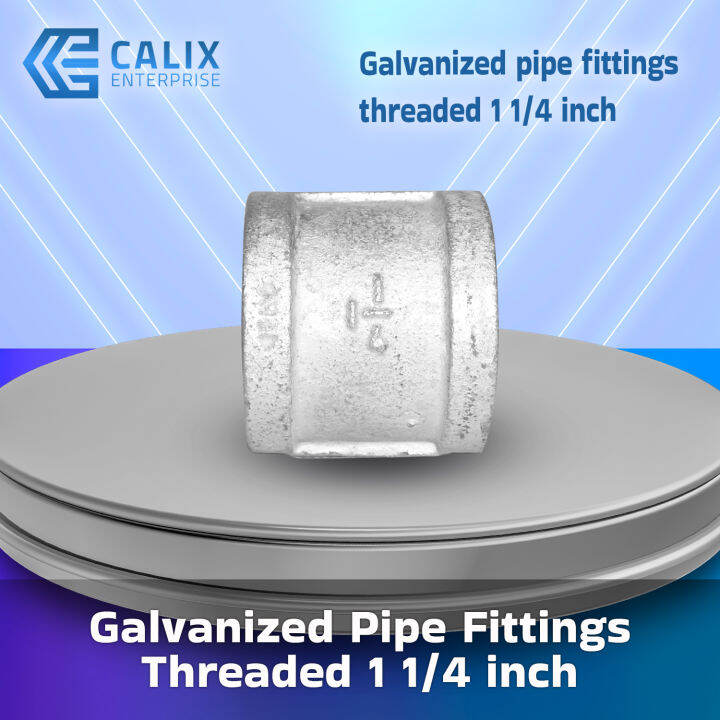 Galvanized Pipe Fittings Threaded 1 1/4 inch | Lazada PH