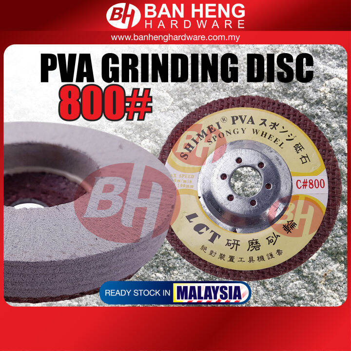 4Inch PVA Spongy Wheel Grinding Wheel 800# Abrasive Grind Sponge Disc ...