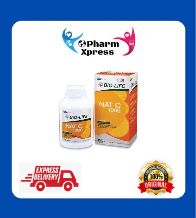 BIO-LIFE Nat C 1000 Tabs 30's / 150's | Lazada