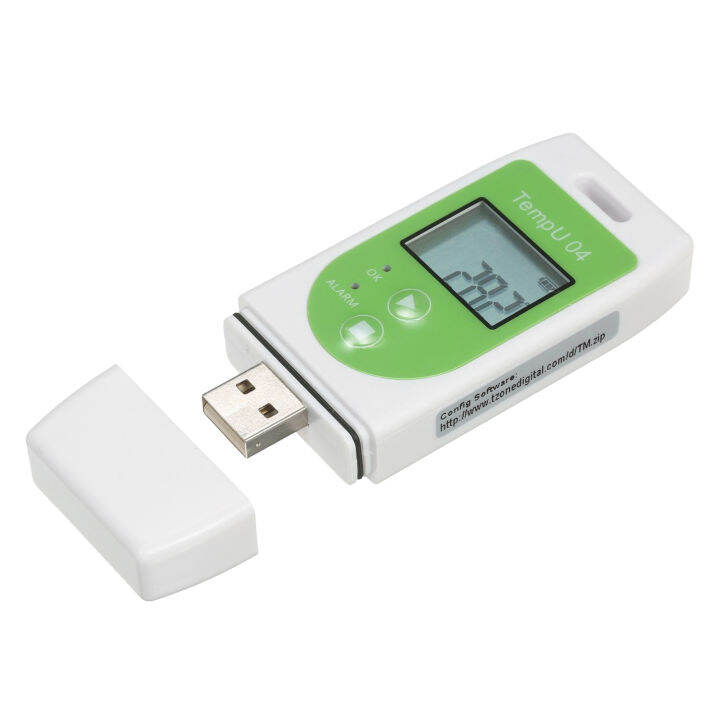 Data Logger Multi Use Usb Temperature Datalogger Reusable Temp Recorder With 32000 Record 7682