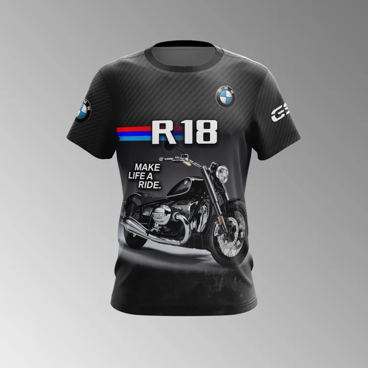 BMW R18 carbon grunge Tshirt | Lazada PH