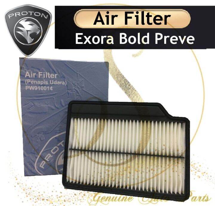 (100% ORIGINAL) PROTON EXORA BOLD PREVE CFE AIR FILTER PW910014 | Lazada