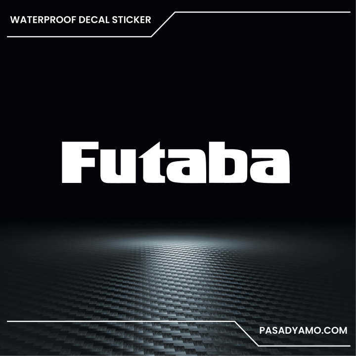 Futaba Logo Decal Sticker for Cars Motorcycles Laptops Skateboards 6 x ...