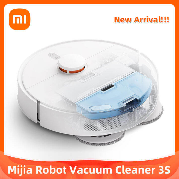 XIAOMI MIJIA 3S Robot Vacuum Cleaner Mop 4000Pa Cyclone Suction for ...