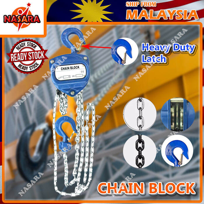 NASARA 1 TON HEAVY DUTY CHAIN BLOCK for LIFTING AND HANDLING SOLUTION ...