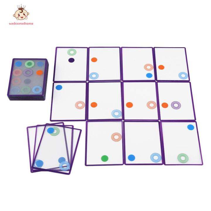 Overlapการ์ดเกมSwishชุดของเล่นเชิงพื้นที่ตรรกะอัจฉริยะเด็กของขวัญ ...
