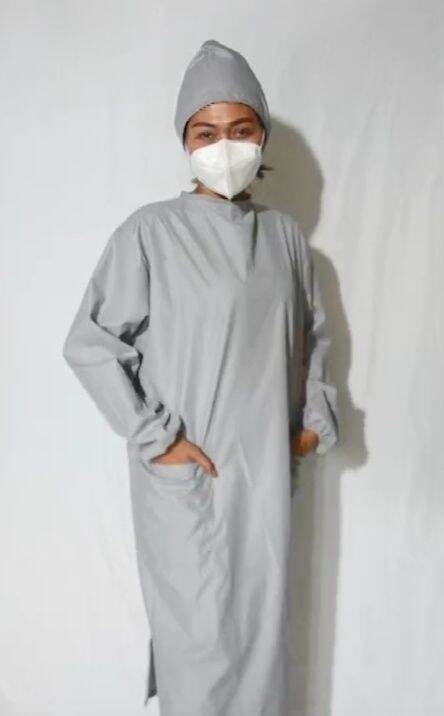 APD Gown Surgical Waterproof Baju Bedah Operasi Jubah Medis/Jubah ...