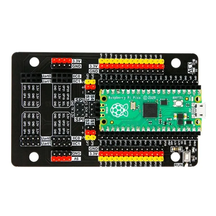 Raspberry Pi Pico Sensor Expansion Board GPIO Development Board Module IO Port Single Chip ไมโคร ...