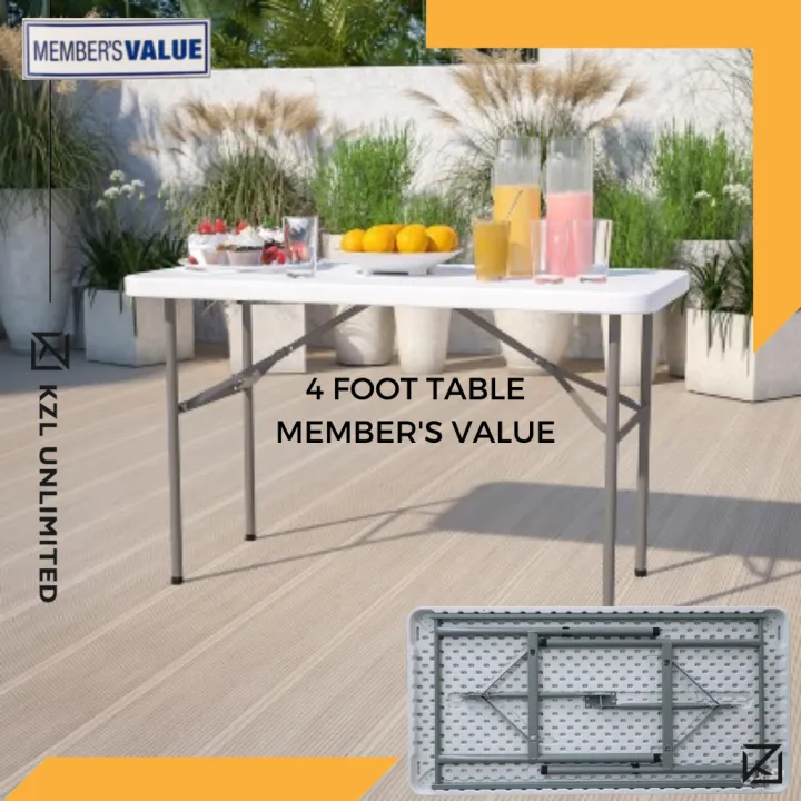 Member's Value New 4 Foot Table Heavy Duty Dining Table | Lazada PH