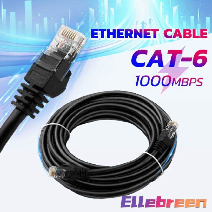 5M 10M Cat 6 Flat Cat6 Internet Rj45 Ethernet Lan Cable For Computer ...