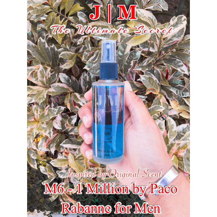 M6 - inspired by 1 million by Paco Rabanne for Men - 85 ml | Lazada PH