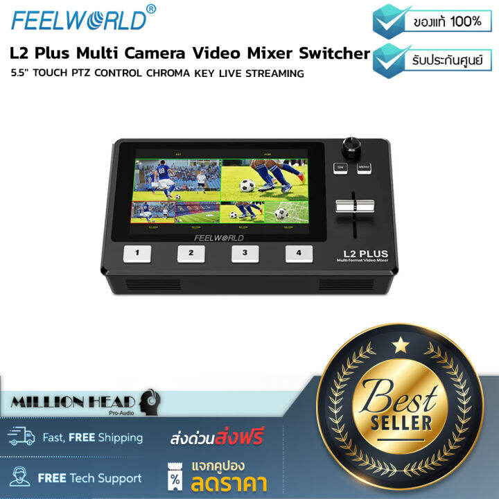 FEELWORLD : L2 Plus Multi Camera Video Mixer Switcher by Millionhead ...