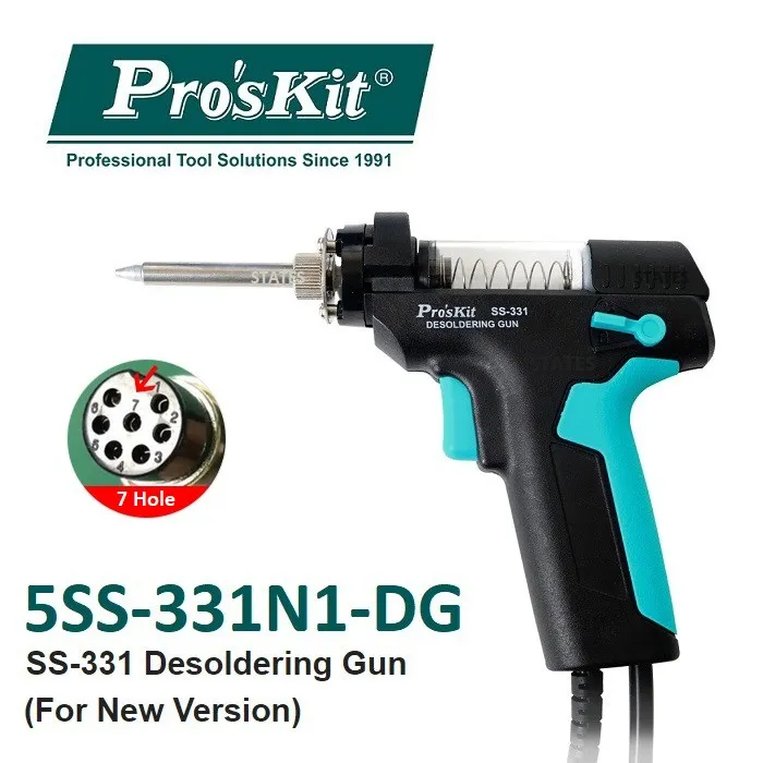 Pro'sKit 5SS-331N1-DG Replacement Desoldering Gun for Soldering Station ...