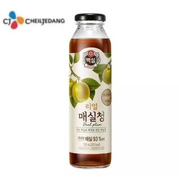 cj plum extract syrup 매실청 น้ำเชื่อมสารสกัดพลัมเอนกประสงค์ 310ml. 93% ...