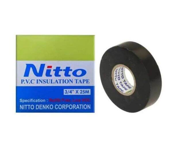 Solasi Kabel Listrik Nitto 3/4" x 25 m | Isolasi Listrik Nitto | Solasi Nitto / Solasi kabel ...
