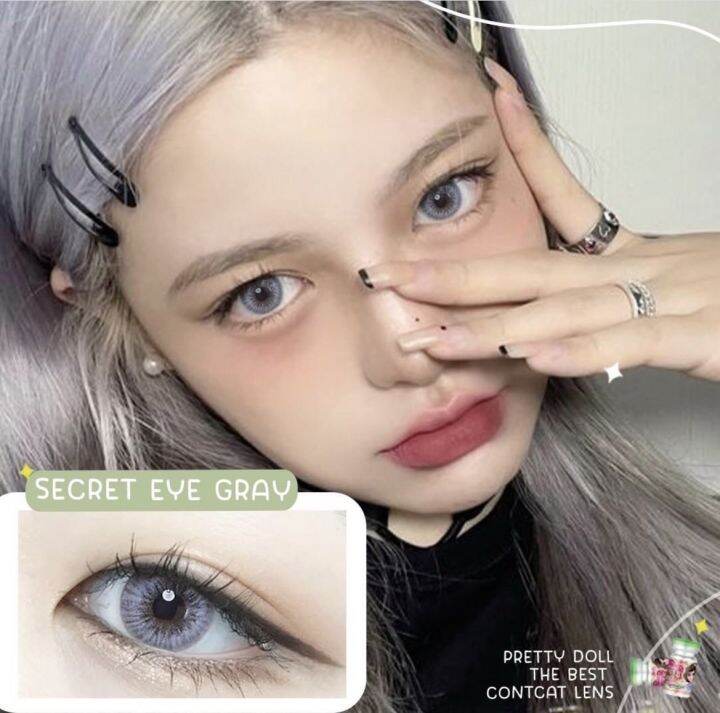 (COD) คอนแทคเลนส์ Contactlens สาย ฝ รุ่น Secret eye สายตา+ปกติ ...