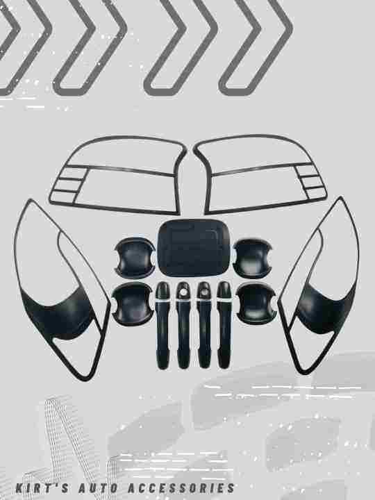 Matte Black (Combo Set) Toyota Vios 2010 2011 2012 2013 Batman Garnish ...