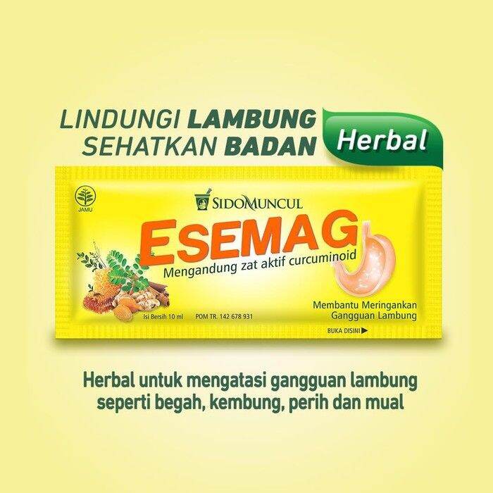 Sidomuncul Esemag 5's - Obat Maag, Asam Lambung, Membantu Meringankan ...