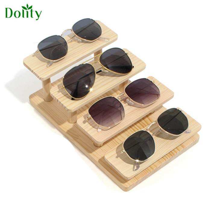 Dolity Wooden Retail Table Display Stand Collective Figurine Perfumes ...