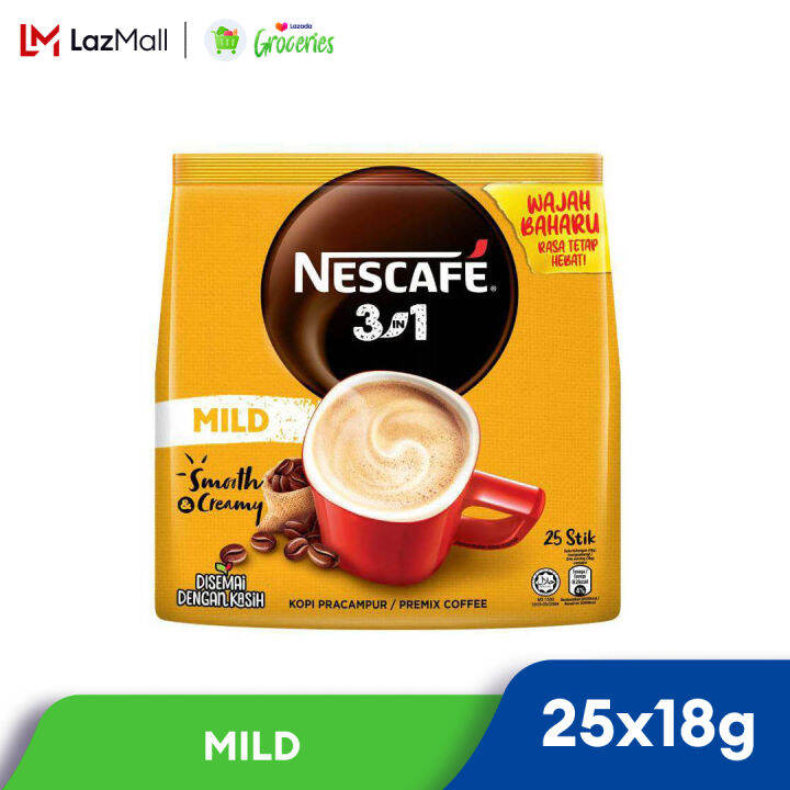 NESCAFE 3in1 Mild Stp 25x18g | Lazada