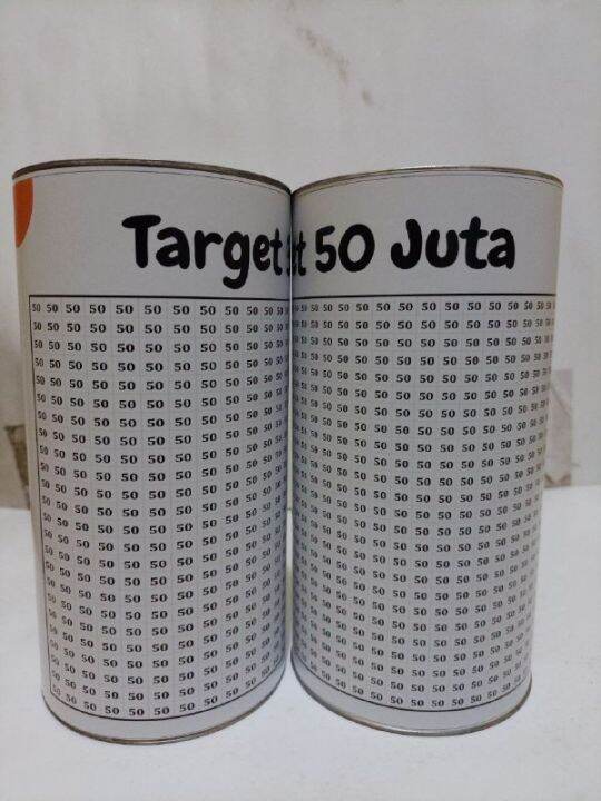 celengan target nabung 50 juta 50k jumbo buka tutup permanen karakter ...