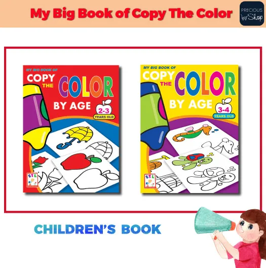 My Big Book of Copy The Color By Age Bundle 2 | Lazada PH