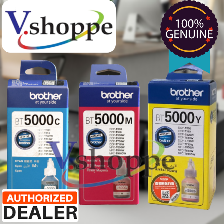 Brother Ink BT5000 Color Cyan / Magenta / Yellow : DCP T220 DCP T300 DCP T310 DCP T420W DCP ...