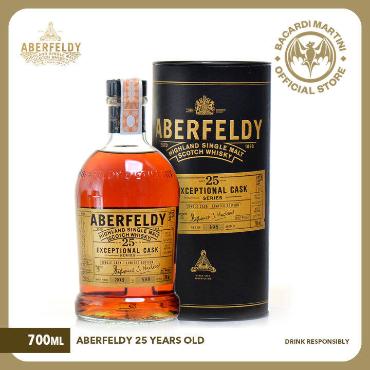 ABERFELDY 25 Year Old Single Malt Scotch Whisky - 750ml, 40% ABV ...