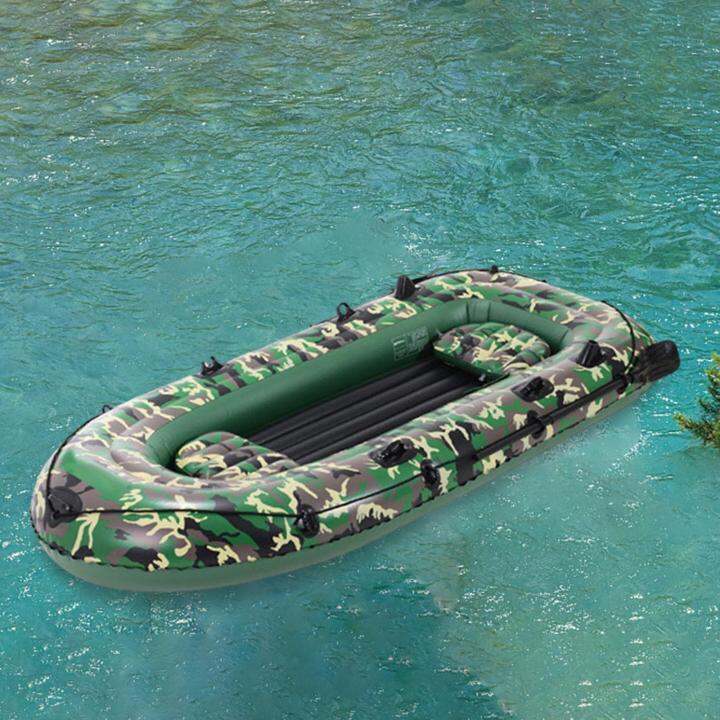 Inflatable Raft Fishing Boat Kayak Swimming Pool Lake Dinghy Inflatable ...