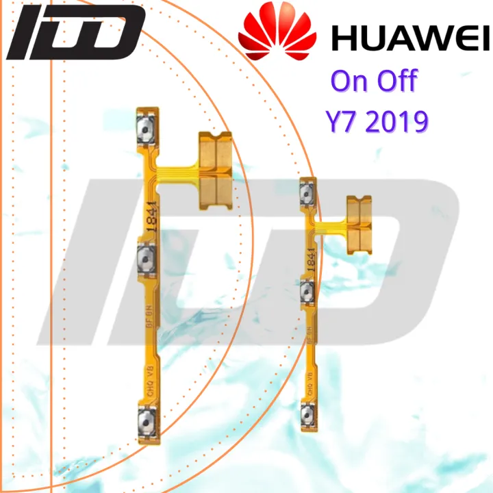 Power on-off HUAWEI Y7 2019 อะไหล่แพรสวิตช์ ปิดเปิด Power on-off แพรปิด ...