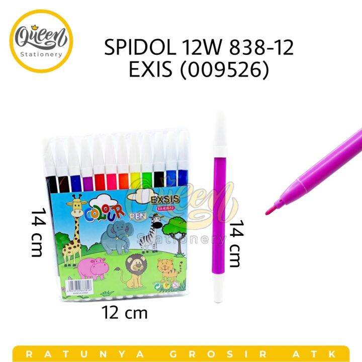 1 SET (12 WARNA) SPIDOL 12W 838-12 EXIS / SPIDOL 12 WARNA / SPIDOL ... 1 SET (12 WARNA) SPIDOL 12W 838-12 EXIS / SPIDOL 12 WARNA / SPIDOL ...