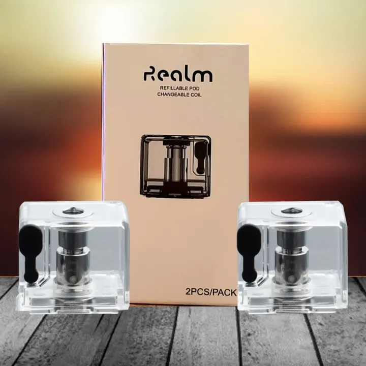 Vape Replacement Realm Refillable Changeable Coil Realm System Pod Kit ...