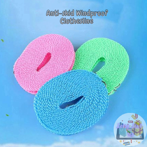 Anti-skid Windproof Clothesline Fence-type Clothesline Non-slip Drying ...