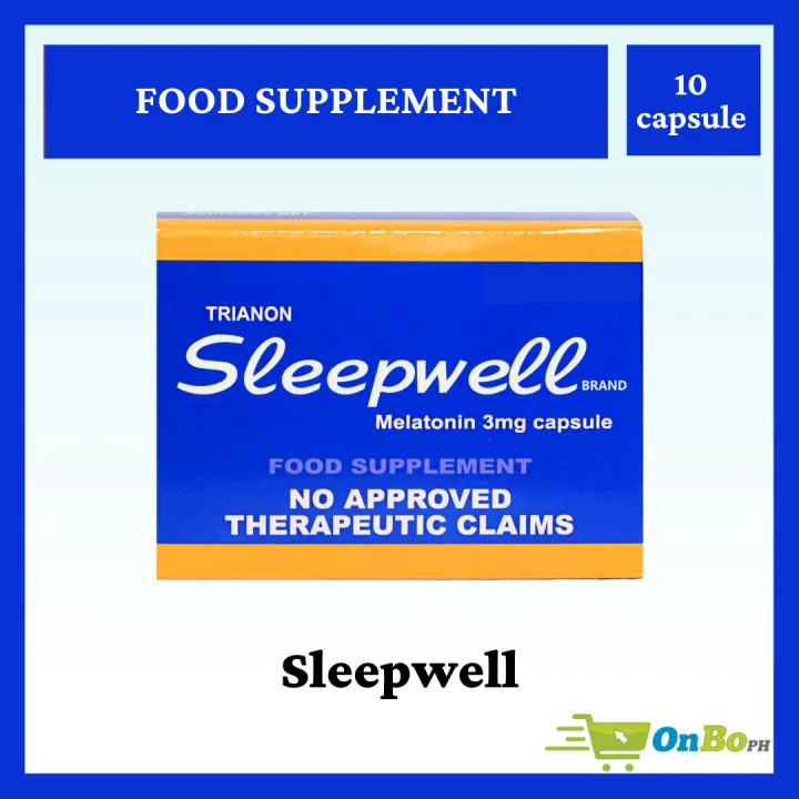 ONBO* Sleepwell Melatonin 3mg Food Supplement 10 capsule | Lazada PH