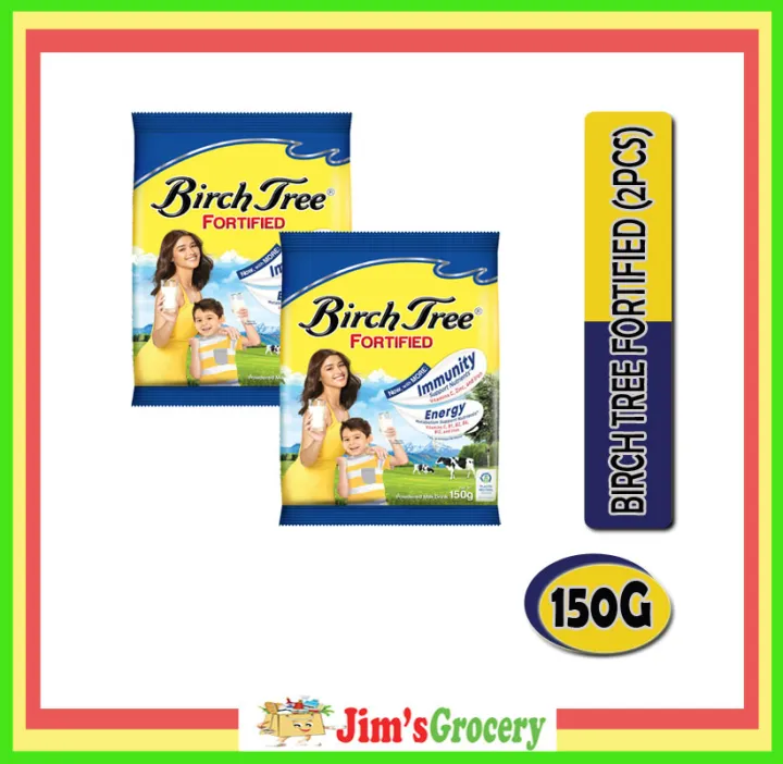 JIMS BIRCH TREE FORTIRIED MILK POWDER DRINK 150G (BUNDLE OF 2pack ...