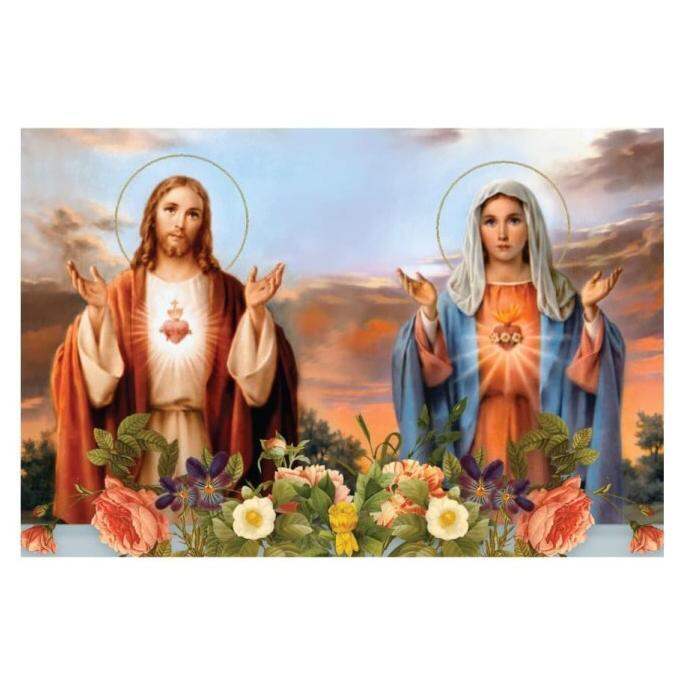 Hiasan Dinding Gambar Tuhan Yesus & Bunda Maria | Lazada Indonesia