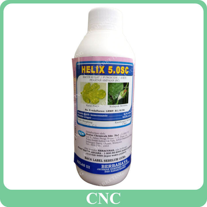 1L Helix 5.0SC Hextar Hexaconazole 5% Fungicide Racun Kulat Hawar Karat ...