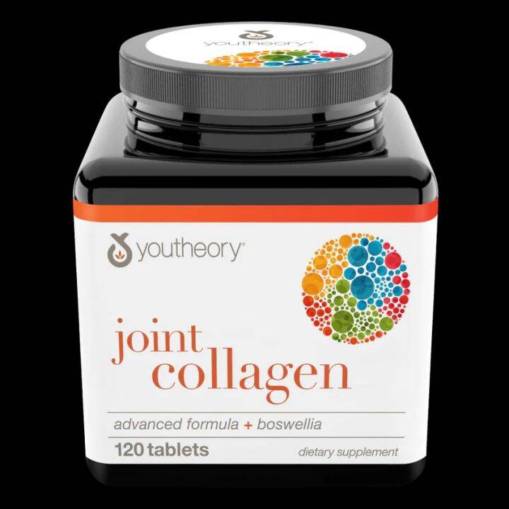 Youtheory Joint Collagen, Advanced Formula + Boswellia, 120 Tablets ...