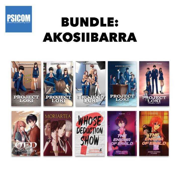 Psicom Collection - AkosiIbarra (10 books) | Lazada PH