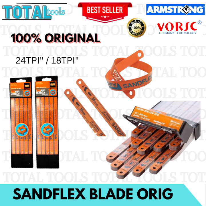 Total Tools Hardware SANDFLEX BLADE ORIGINAL 18TPI/24TPI | Lazada PH