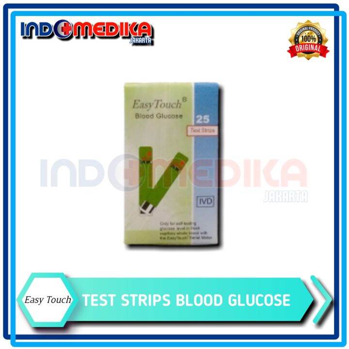 STRIP GULA DARAH EASY TOUCH easytouch blood glucose refill gula darah ...