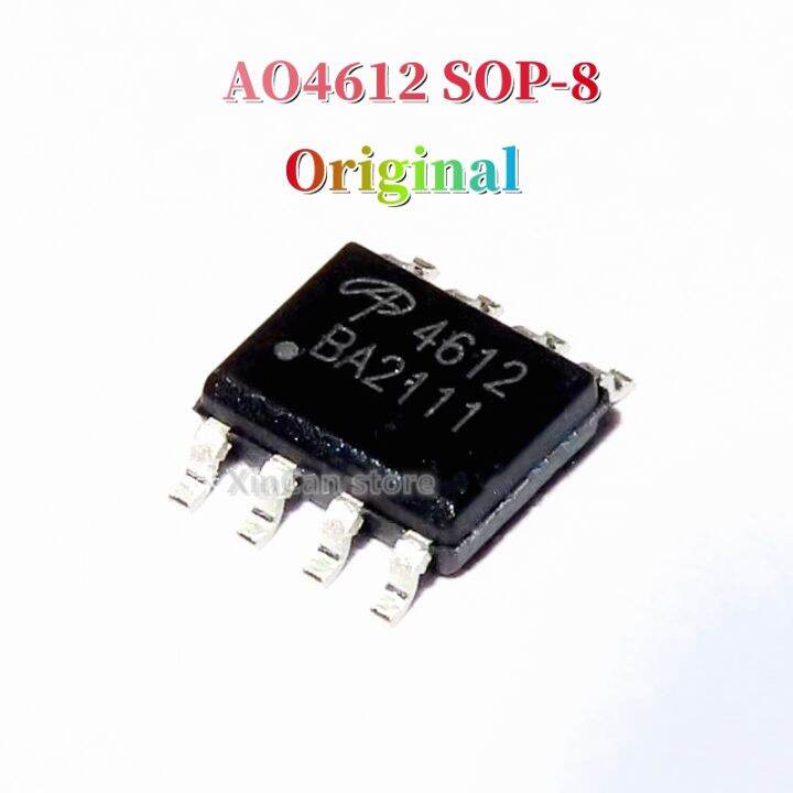AO4612ดั้งเดิม10ชิ้น SOP-8 4612 SOP8 SMD -60V/-3.2A N + P Channel MOSFET ของแท้ใหม่ | Lazada.co.th