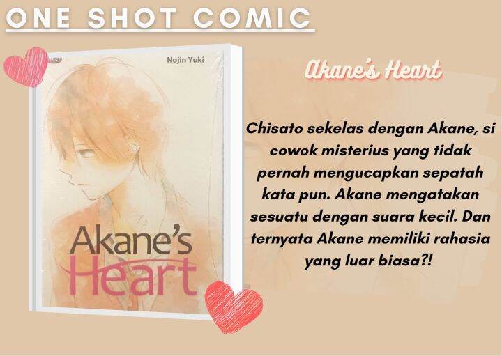 Komik One Shot Akane's Heart By Nojin Yuki | Lazada Indonesia