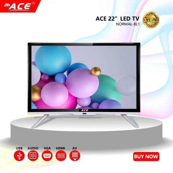 ACE 22" Normal BL-1 LED-505 HD TV | Lazada PH