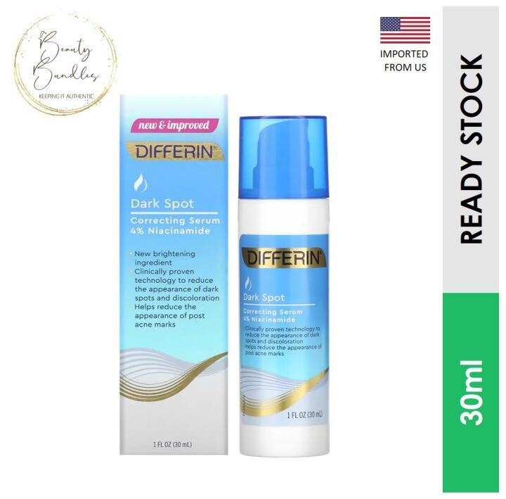 Differin Dark Spot Correction Serum, with 4% Niacinamide (30 ml) | Lazada