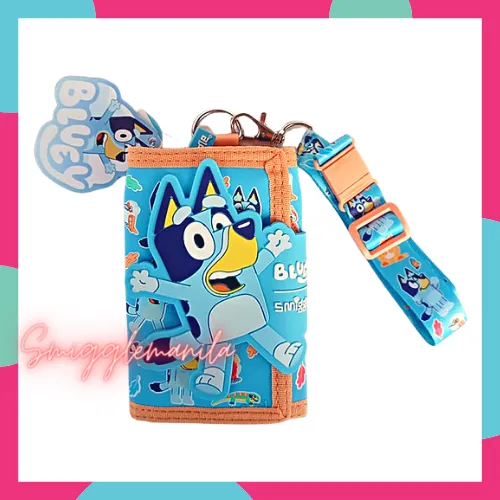 Smiggle Authentic Bluey Collection Wallet with Lanyard Kids Boys ...