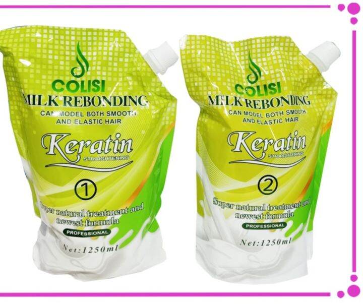 CoLisi Keratin MiLk Rebonding Cream 1250mL*2 | Lazada PH